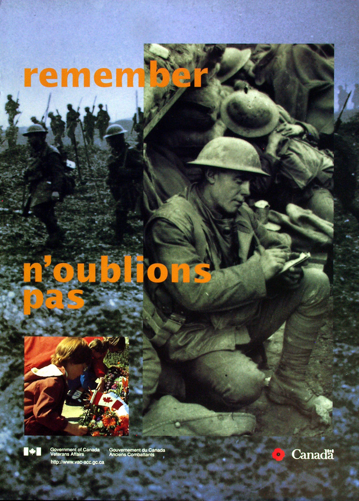 Royal Canadian Legion – Remembrance Day Poster Contest – Ms. Argue's Class