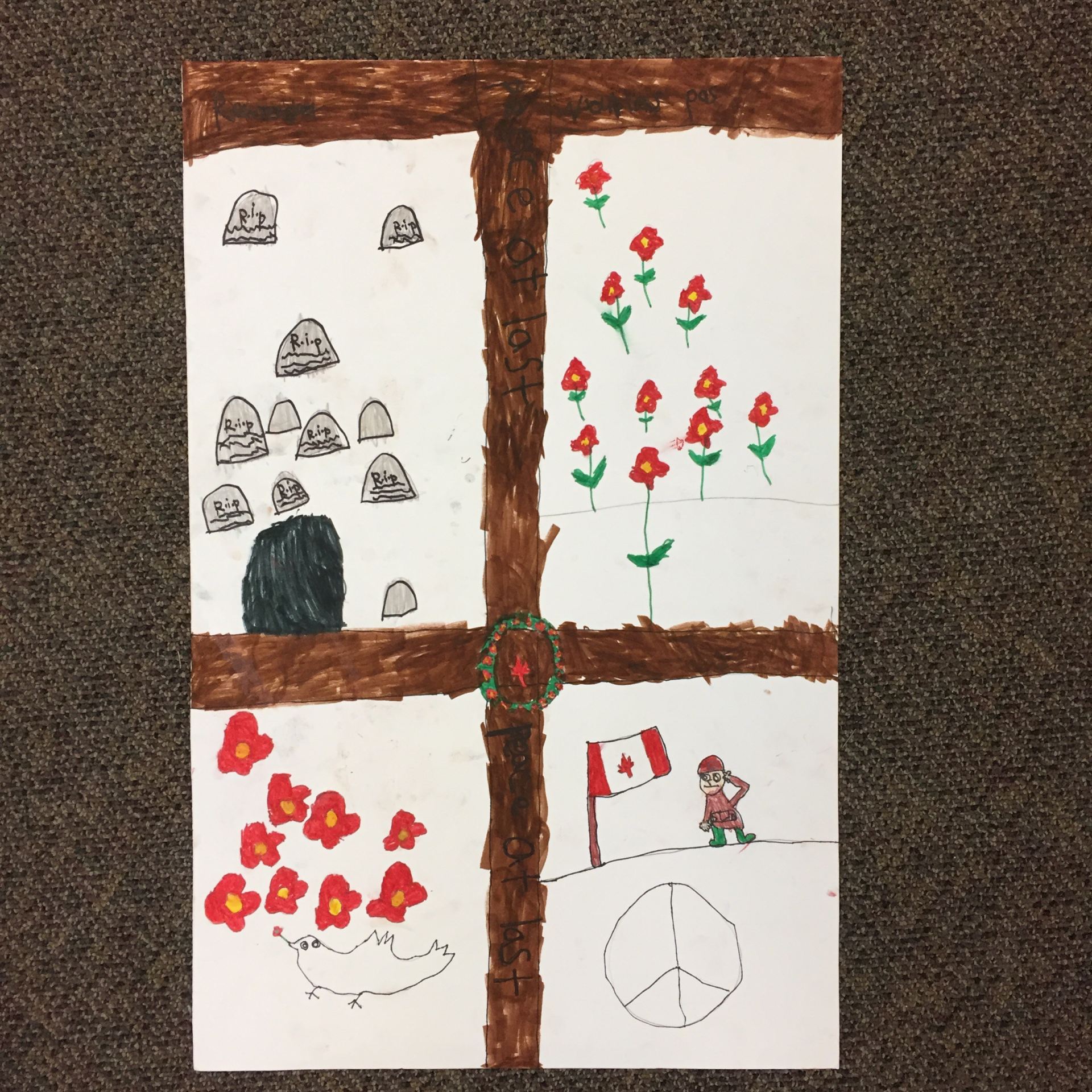 Royal Canadian Legion – Remembrance Day Poster Contest – Ms. Argue's Class