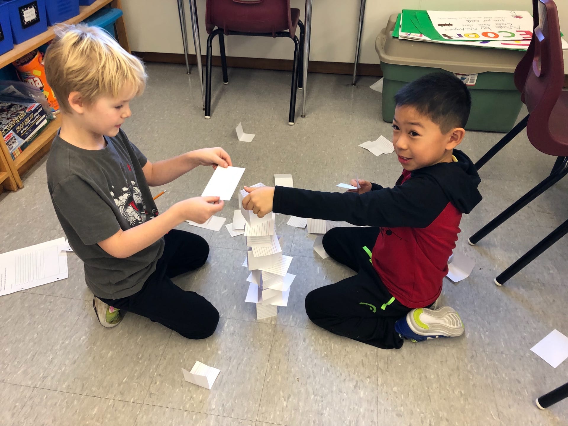 Building Structures in Science – Cue Card Towers – Ms. Argue's Class